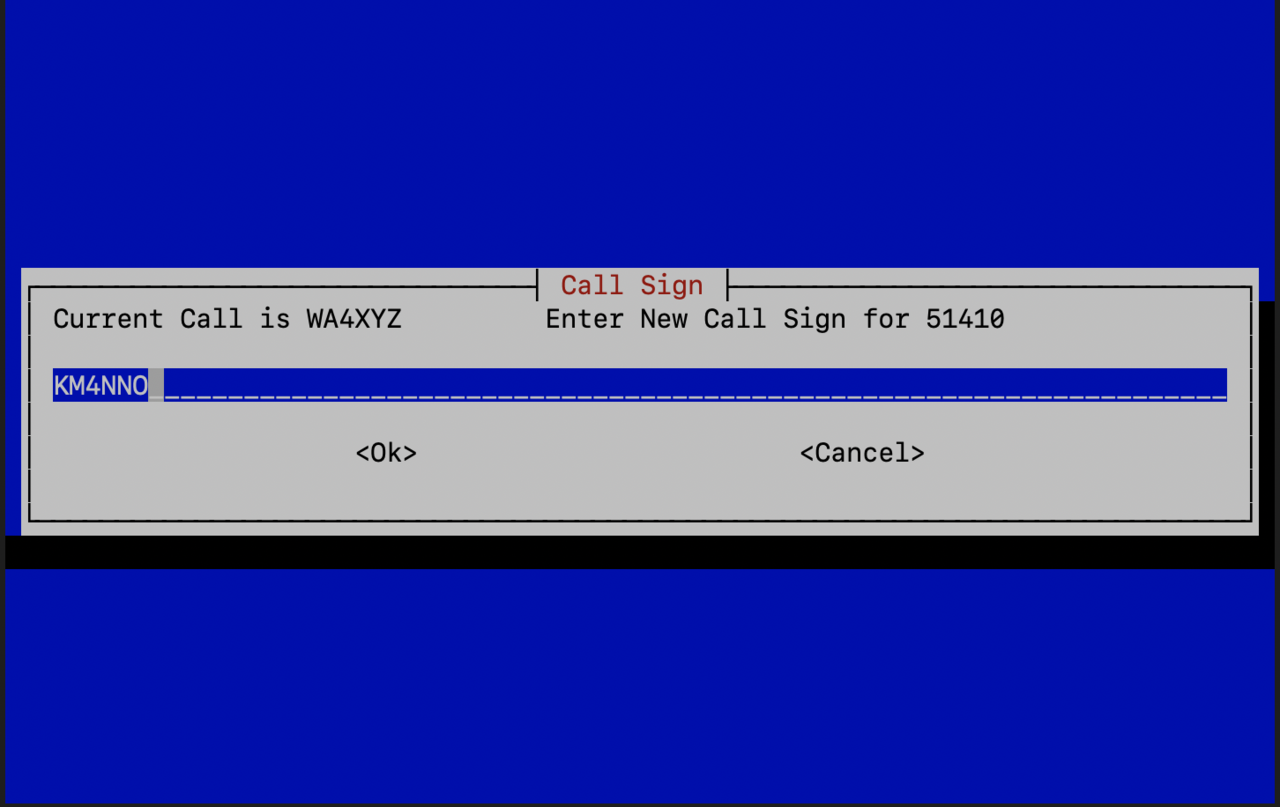 Change call sign - "PTTLink Wiki"